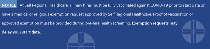 Careers at Self Regional Healthcare - Self Regional Healthcare ...